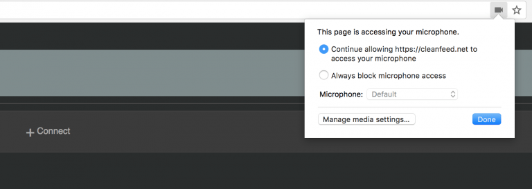 Getting Started with Cleanfeed - Cleanfeed