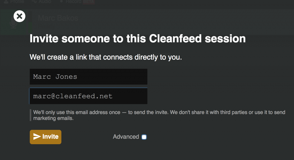 Getting Started with Cleanfeed - Cleanfeed